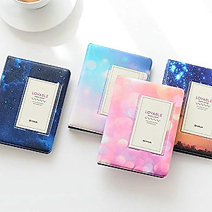 Fancyme 64 Pockets 3 Inch Starry Sky Polaroid Photo Book Album for Fujifilm Instax Mini Films Album Instax Mini 9 8 7s 90 70 25 Name Card Holder