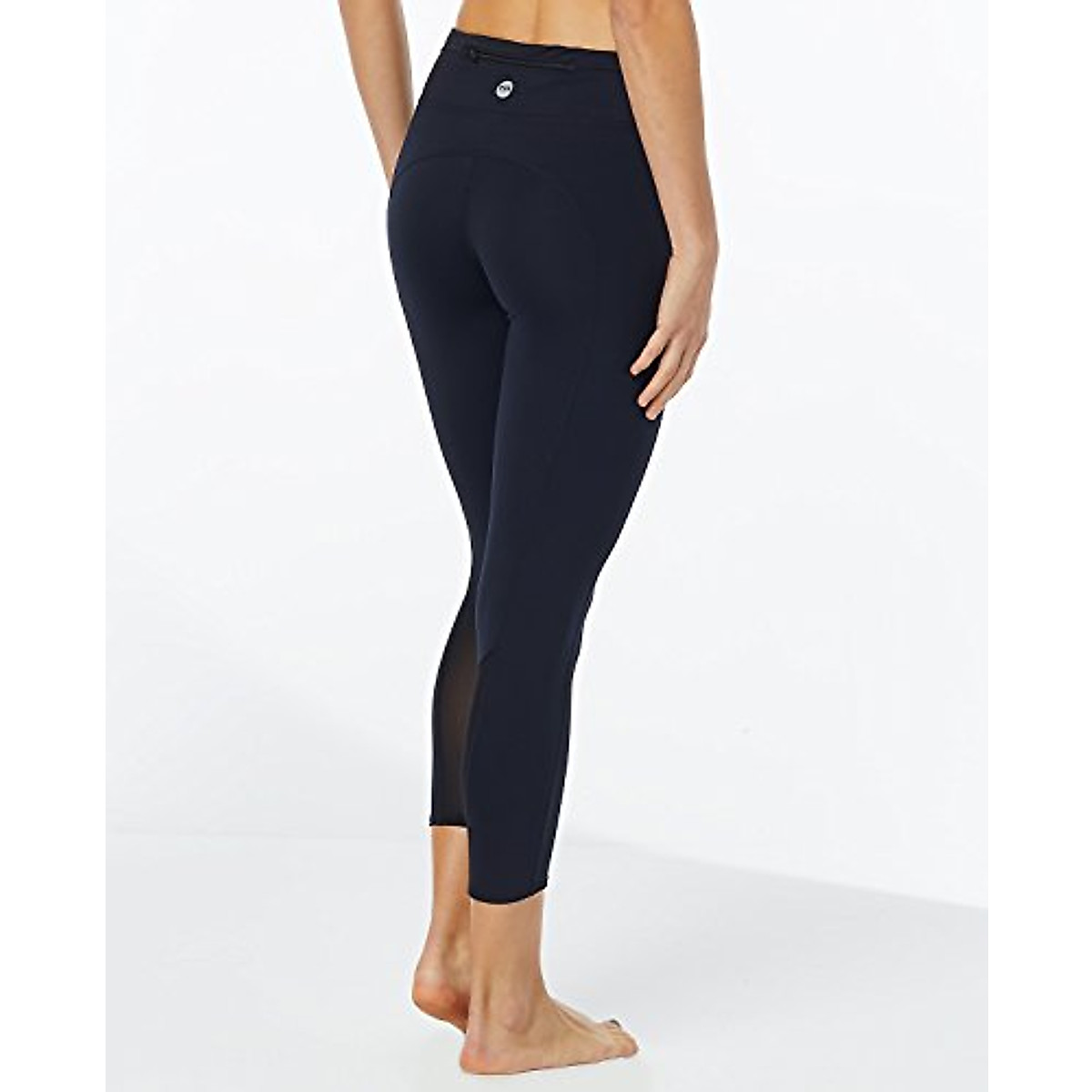 TYR womens 3/4 Solids 3 4 Kalani Tight, Black, Medium