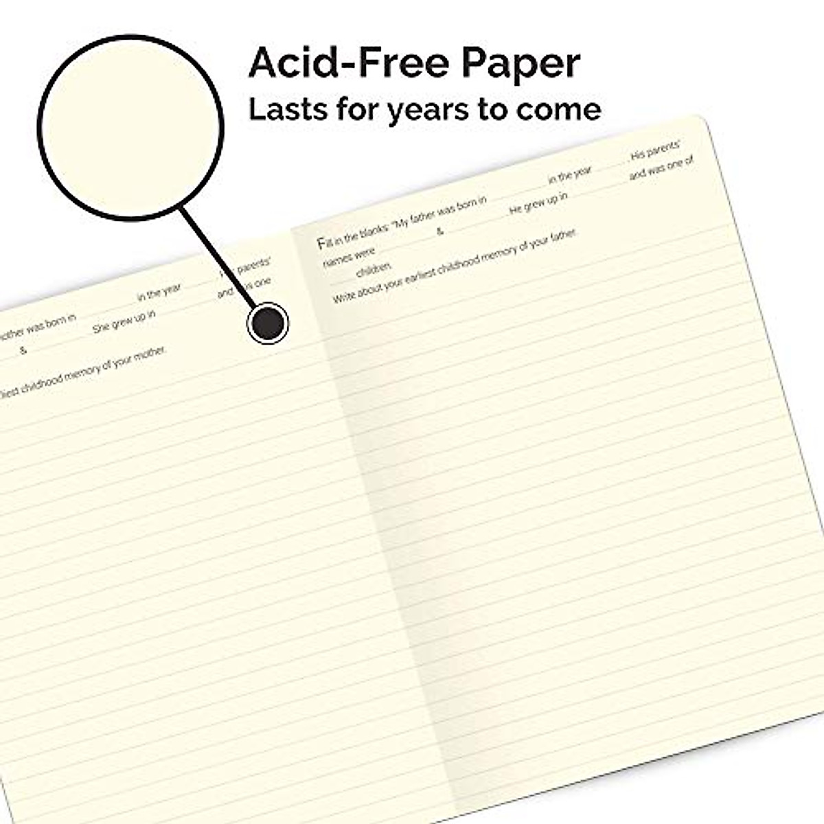 Piccadilly Story of My Life Journal | Personal DIY Memoir | Guided Autobiography Notebook | 204 pages