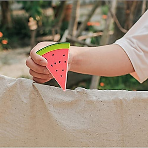 4pcs Beach Towel Clips Chair Cruise Holder Watermelon Shaped Towel Clips Holder Beach Essentials for Beach Chair Pool Chairs