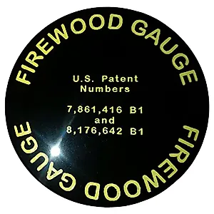 Adjustable Firewood Gauge - Adjusts from 14" to 26" - The Original Patented Firewood Measuring Tool – Strong Durable Flexible Fiberglass - 88 Pound Pulling Force Magnet attaches to Any Chainsaw Bar.