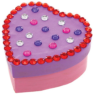 Baker Ross AT369 Red, Pinks & Purple Self-Adhesive Gems - Pack of 900, Assorted Jewel Sticker Craft Embellishments for Kids Arts and Crafts Decorating