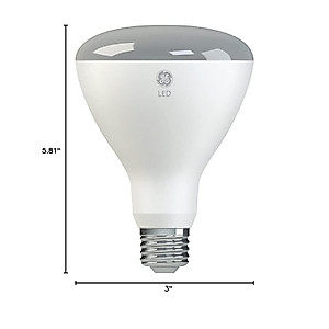 GE Lighting LED Indoor Floodlight Bulbs, 10 Watt (65 Watt Equivalent) Soft White, BR30 Bulb Type, Medium Base, Dimmable (4 Pack)