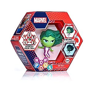 Marvel Wow! PODS Avengers Collection - She Hulk | Superhero Toys Light-Up Bobble-Head Figure | Official Collectable Toys & Gifts | Number 209 in Series