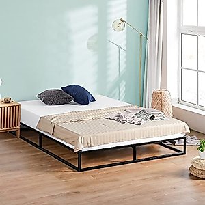 PrimaSleep 9 Inch Dura Metal Platform Bed Frame/Non Slip Bed Frame/Steel Bed Frame (Queen)