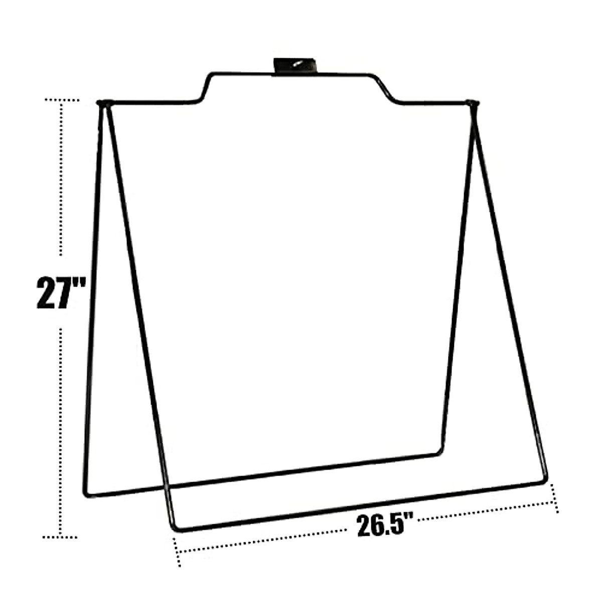 4U Media&Displays 2 COUNT 24"x24" Sidewalk Sign A Frame Stand (Stand Only) (2 PACK)