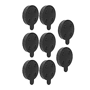 Brake Pads, Semi Metal Bike Brake Pads 4 Pairs Brake Disc Rotor Pad for 10inch Electric Scooter