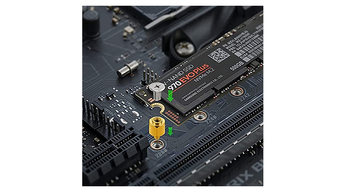 M.2 SSD Mounting Screw Kit for ASUS Motherboards | Perfect Compatibility