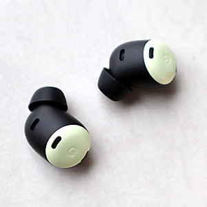 A-Focus 3 Pairs Compatible with Pixel Buds Pro Ear Tips Eartips, L/M/S Silicone Earbuds Fit in Case Gel Cover Accessories Compatible with Pixel Buds Pro Black L/M/S