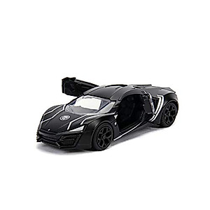 Jada Toys Metals Die-Cast Avengers W Motors Lykan HyperSport, 1:32 Scale Die-Cast Vehicle Black (JA30302)