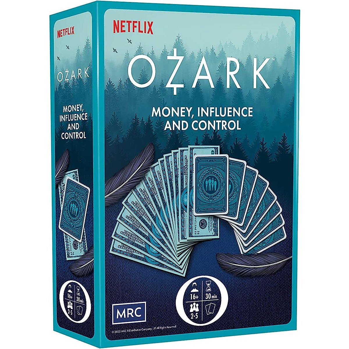 Mixlore Ozark The Board Game | Territory Control Strategy Game | Based on The Hit Netflix TV Series | Ages 16+ | 2-5 Players | Average Playtime 30 Minutes | Made by Mixlore