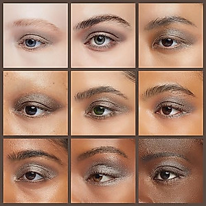 LOKFAR Eye-Shadow Stick Makeup Cosmetics Eye Brightener Stick, Rotatable Cream Eye Shadow Pencil, Glitter Shimmer Eyeshadow Stick with Soft Brush for Eye Makeup (07# Cocoa Shimmer)