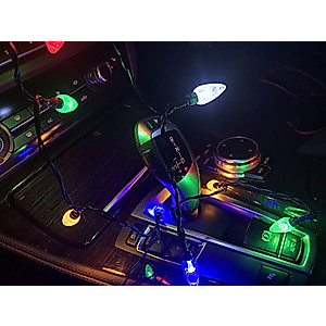 Cewuidy LED Christmas Lights Charging Cable,USB and Bulb Charger,50inch 10led Multicolor Available with Phone 5,6,7,8,X,XR,XS,XS Max,11,11Pro,11Pro Max,SE2,12mini,12,12Pro,12Pro Max etc(1pcs)