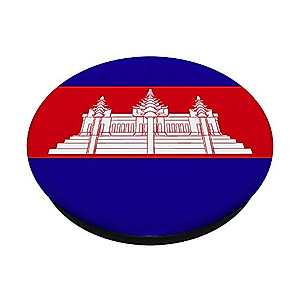 Cambodia Flag PopSockets PopGrip: Swappable Grip for Phones & Tablets