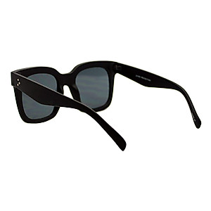 Womens Oversized Fashion Sunglasses Big Flat Square, Matte Black, Size One Size