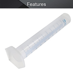 Othmro 1Pcs 500ml Chemistry Laboratory Set Liquid Measuring Tool Plastic Graduated Cylinder