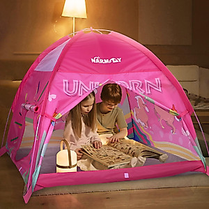 NARMAY® Play Tent Unicorn Dome Tent for Kids Indoor/Outdoor Fun - 48 x 48 x 40 inch