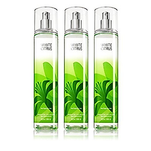 Lot of 3 Bath & Body Works White Citrus 8.0 oz Fine Fragrance Mist