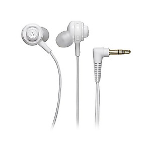 Audio Technica ATHCOR150WH In-Ear Headphones, White