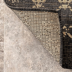 nuLOOM Grayson Moroccan Trellis Indoor/Outdoor Area Rug, 8x10, Charcoal