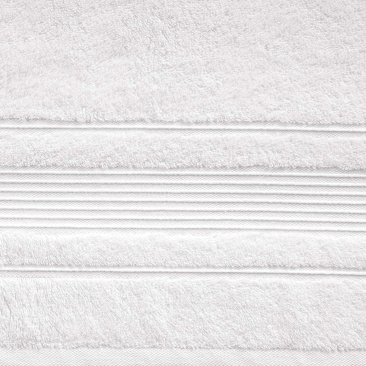 Qute Home 4-Piece Washcloths Towels Set, 100% Turkish Cotton Premium Quality Towels for Bathroom, Quick Dry Soft and Absorbent Turkish Towel, Set includes 4 Wash Cloths (White)