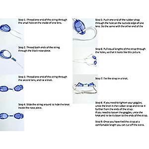 Speedo Unisex-Adult Swim Goggles Swedish 2-Pack , Blue