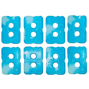 Healthy Packers Ice Packs for Lunch Bags - Original Cool Pack | Slim & Long-Lasting Reusable Ice Pack for Lunch Box, Lunch Bag and Cooler | Freezer Packs for Coolers (Set of 8)