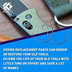 4 Pairs Omega Replacement Springs for Axis Lock Benchmade 940/535/ 555/556/ 557/707/ 533/ Hogue k390/ Griptillian Mini/Adamas