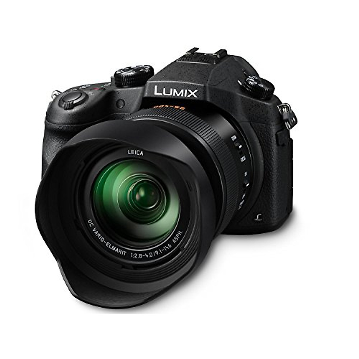 Panasonic LUMIX DMC-FZ1000 20.1MP 4K Point and Shoot Digital Camera w/ 16X Zoom Leica Lens, Built-in Wi-Fi and NFC - Black (US Model)