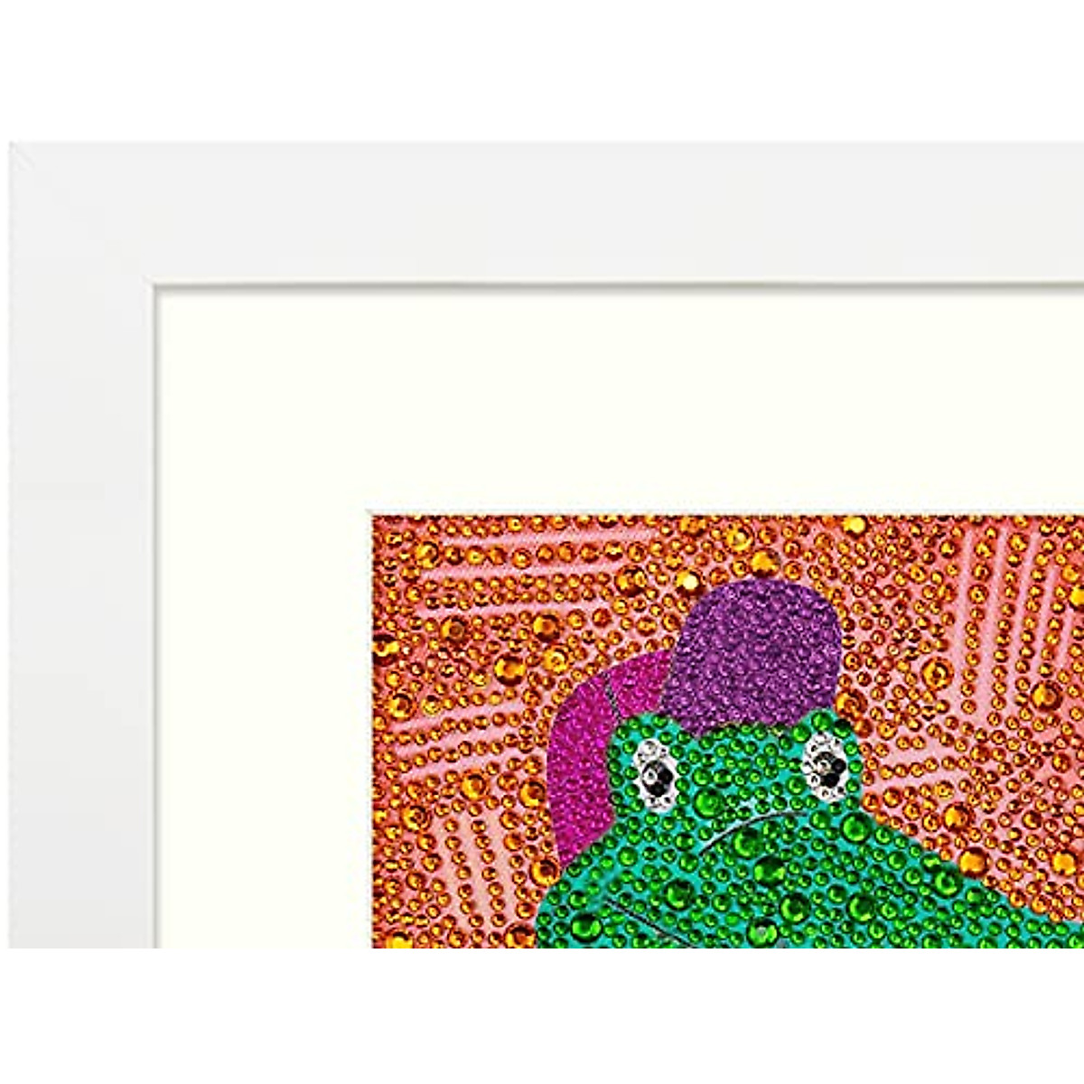 Frametory 12x12 White Picture Frame, Display Pictures 8x8 with Mat or 12 by 12 Without Mat, Square Wall Frame for Print and Diamond Painting - Wide Molding (12x12, White)