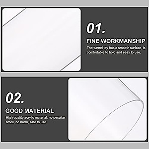 Mipcase Rabbit Toys Rabbit Toys Chinchilla Tunnel 3 Pieces Hamster Tube Pet Squirrel Tunnel Rat Tunnel Tunnel for Dogs Hamster cage Tunnel Tube Toy Bunny Toys Bunny Toys