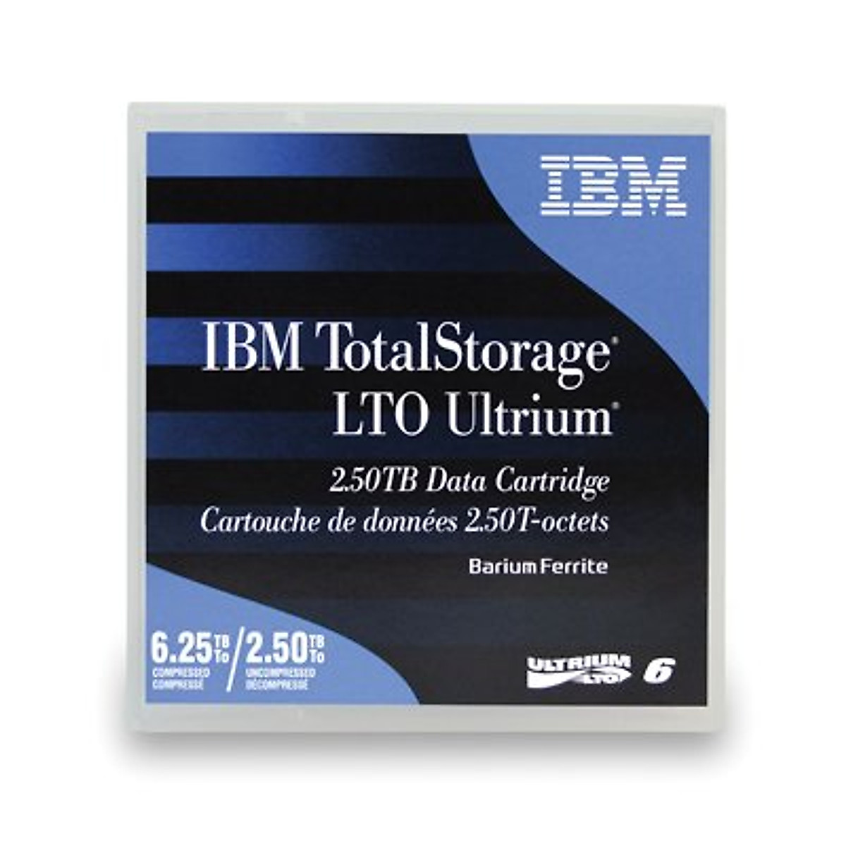 IBM LTO Ultrium-6 2.5TB/6.25TB (BaFe) Labeled Library Pack 20/PK