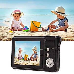 Digital Camera, 4K 48MP 8X Zoom 2.7 Inch LCD Screen Kids Pocket Camera with Fill Light Rechargeable Compact Portable Mini Vlogging Cameras for Children Teens Student Boys Girls Seniors