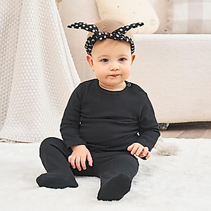 Enfants Chéris Long Sleeve Shirts Plain Tshirt Girl Boy Tee 24 Months Black