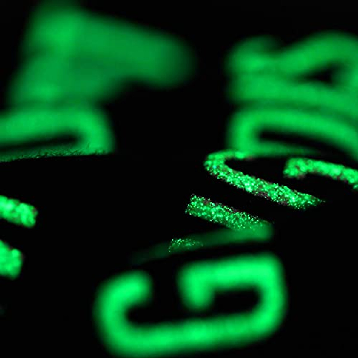 Ubrand Gaming Socks with Silver Fiber Gaming Finger Sleeves , Do Not Disturb I'm Gaming ,Gaming Socks for Teen Boys Gamer with Glowing, Novelty Socks for Men Women(Black-Luminous-Short)