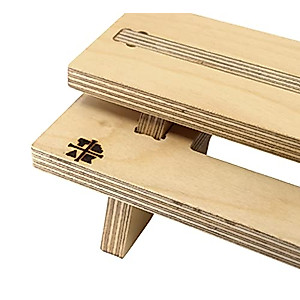 Teak Tuning Picnic Table Ramp, 7.5" Long, 5.5" Wide, 2.75" Tall