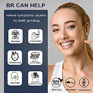 KOHEEL Adjustable Mouth Guard for Teeth Grinding and Clenching, No Boiling Night Guard, Stop Bruxism Dental Guard (2 Count)