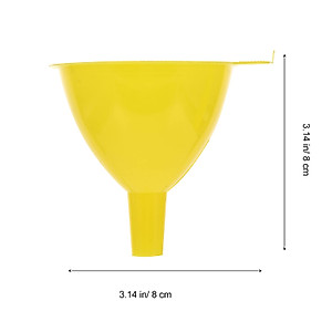 POPETPOP 10pcs Small Funnel Laboratory Funnels Plastic Liquid Funnel Cosmetic Funnels for Filling Perfume Liquid Essential Oils Bottles