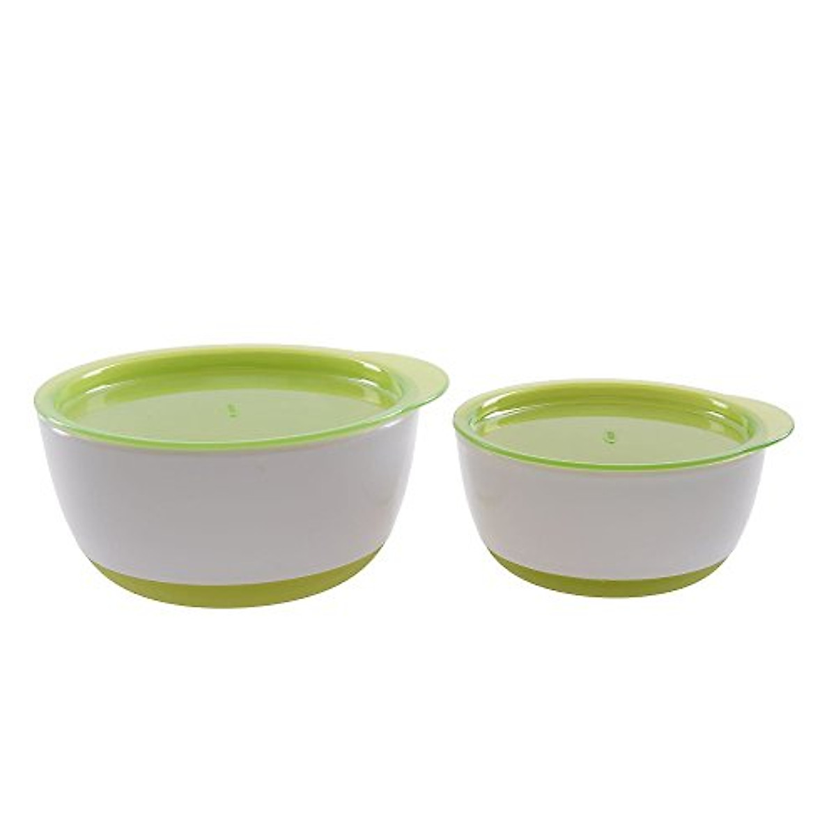 OXO Tot Small & Large Bowl Set with Snap On Lids - Green