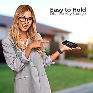 Hide A Key Magnetic Key Holder Under Car - Hide A Key for Your Car So You Never Lock Out - Plastic Magnet Key Hider to Store a Spare Key for Your Home, Storage, Office, or Vehicle - 3 pack - by RamPro