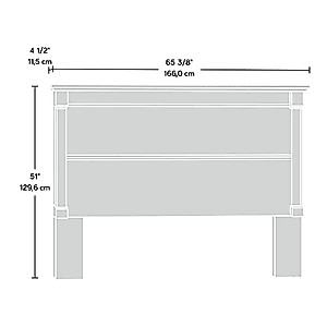 Sauder Palladia Full/Queen Headboard, Split Oak Finish