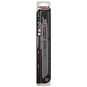LENOX Tools Reciprocating Saw Blade, Diamond Grit, 8-Inch (10833800RDG)