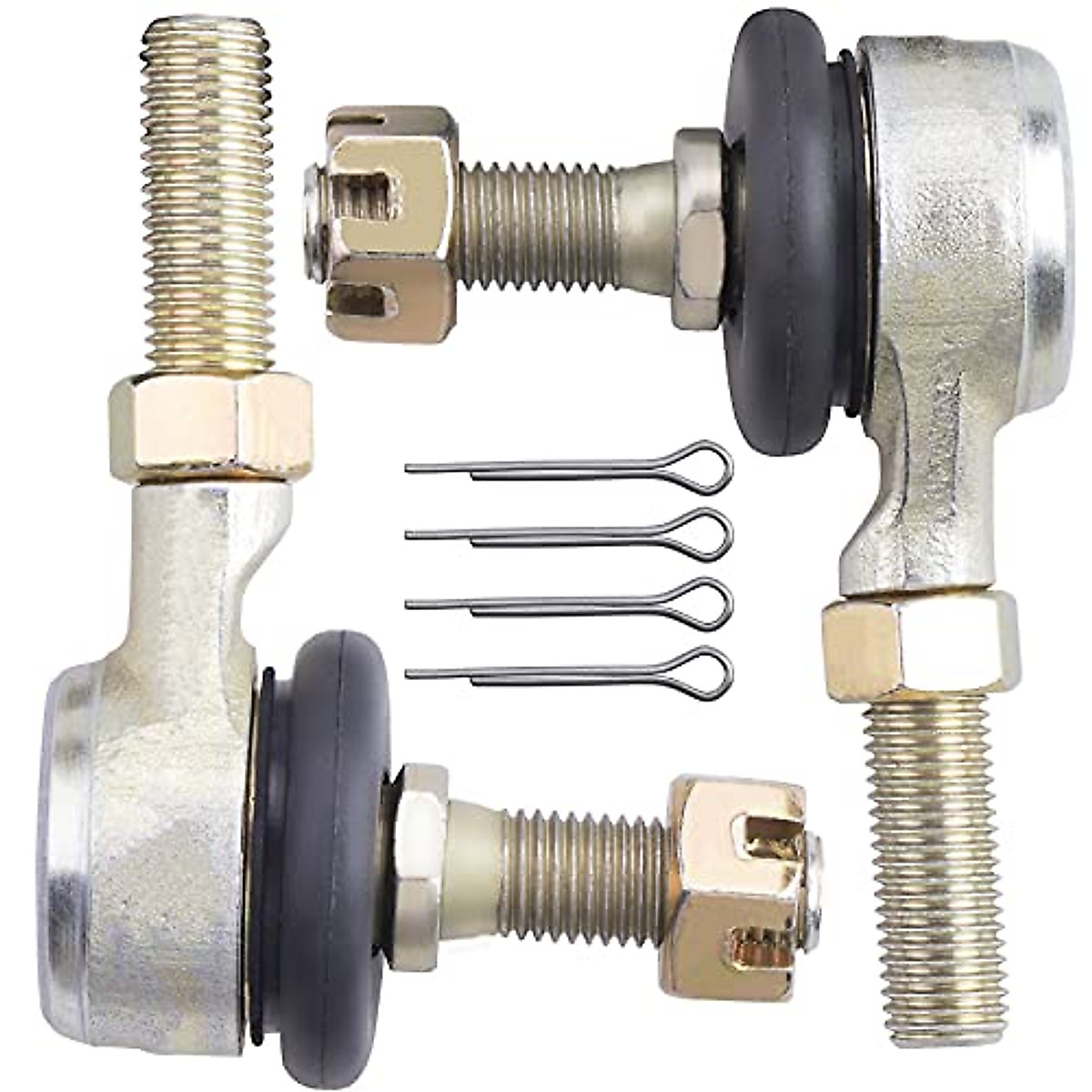 ORAEVY 10-10mm Tie Rod Ball Joint,Left and Right Hand Tie Rod Ball Joint Compatible with Chinese ATV Quad Four Wheeler 110cc Kazuma Roketa SunL TaoTao Coolster Dirt Bike Go Kart Moped Scooter