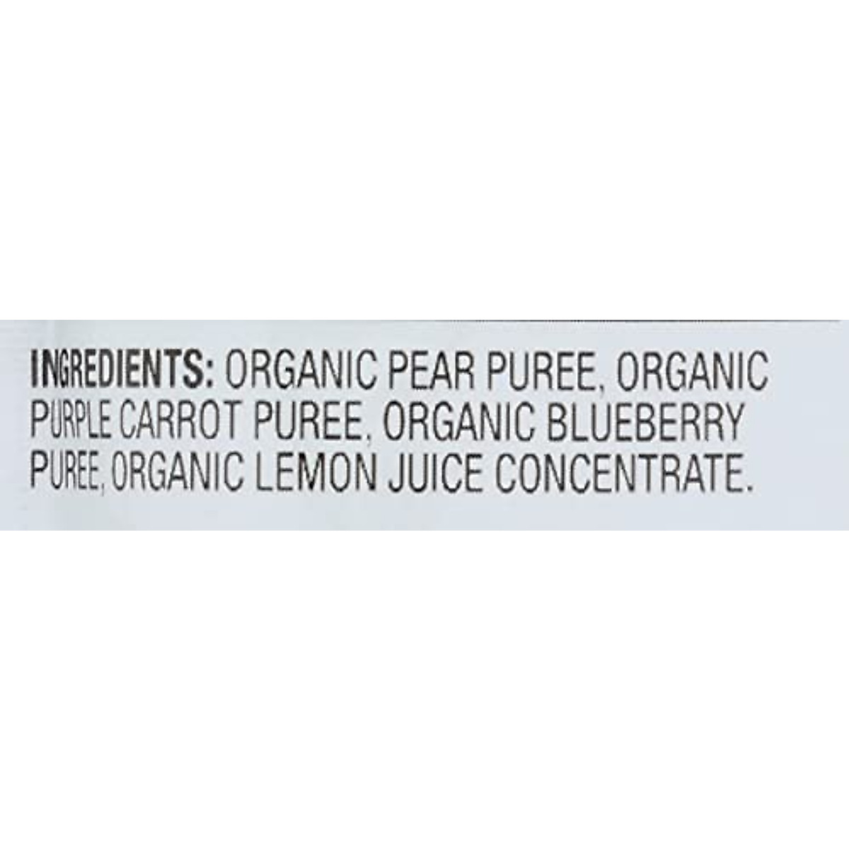 Plum Organics, Baby Food Blueberry Pear And Purple Carrot Organic, 4 Ounce