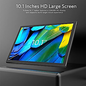 10 Inch Tablet, Google Android 11 Tablet, Quad-Core Processor Tableta Computer with 32GB ROM 2GB RAM 8MP Camera WiFi BT 10.1 in HD Display, 6000mAh Long Battery Life Tablet.