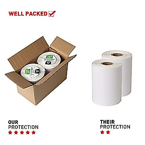 [2 Rolls, 440 Labels] 4”x 6” Postage Thermal Shipping Labels Compatible with Dymo 4XL 1744907 LabelWriter