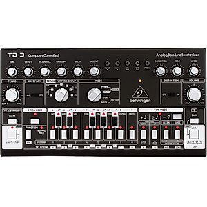 Behringer TD-3-BK Analog Bass Line Synthesizer - Black