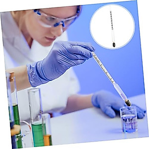 Mobestech Hydrometer Liquid Meter Liquid Measuring Tools Petroleum Meter Mud Making Supplies Liquid Tester for Distilling Supplies Liquidometer Petroleum Making Tool Measure Tool Glass