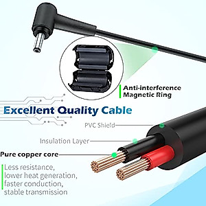 65W Laptop Charger Replacement for Asus Vivobook 15 Series X512 X512D X512DA X512JA X513EA X515 X515J X515EA X540 X540S X540SA X540L F512 F512JA F512DA F513 F513EA F515 AC Adapter Power Supply Cord