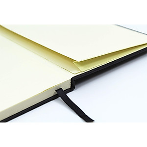 Silvine A5 Executive Soft Feel Notebook Black. 160 Pages (80 Sheets) Ruled with 5mm Squares. Ref 197X (148 x 212mm)